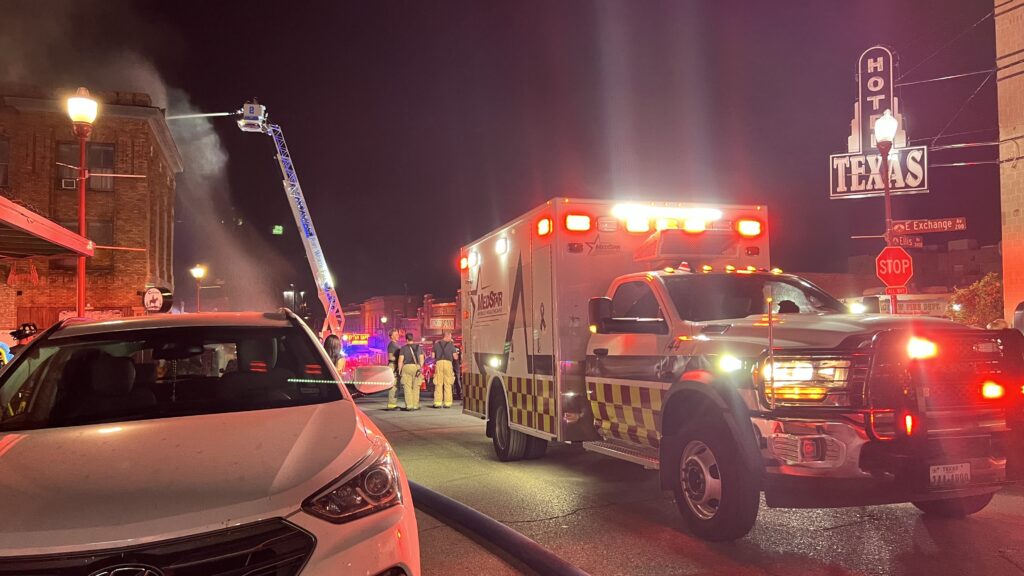 Fancy Ambulance Stockyards Fire Scene | MedStar911