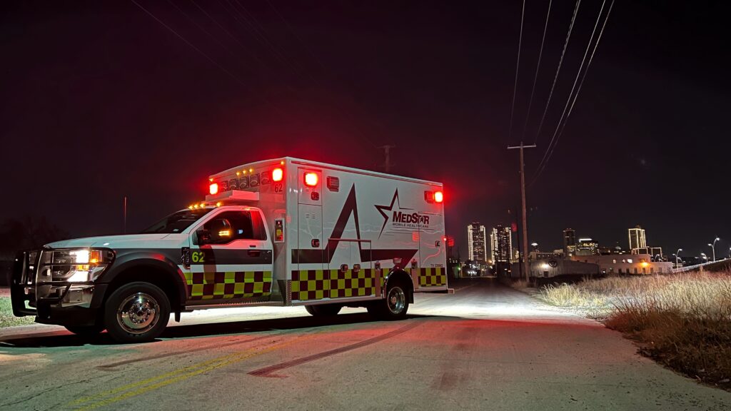Fancy Ambulance Skyline | MedStar911